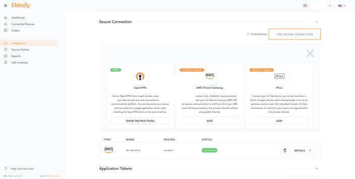 Cloud Connect Integration Into AWS Transit Gateway | emnify Integration Guides
